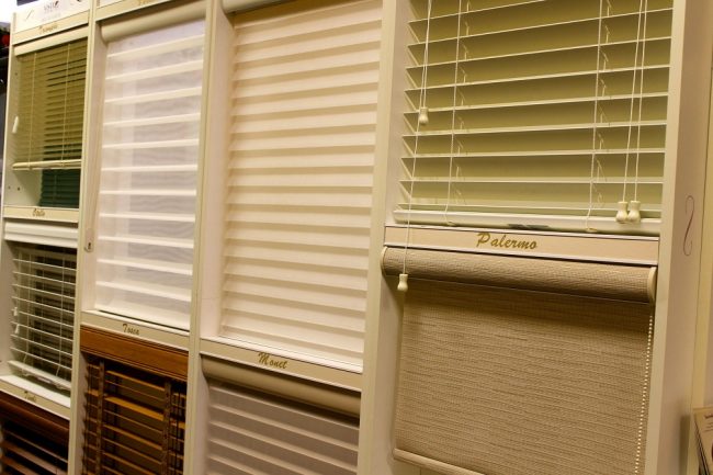 Blind display | Window Treatments, Exton, PA : N J Rose Decorating Center